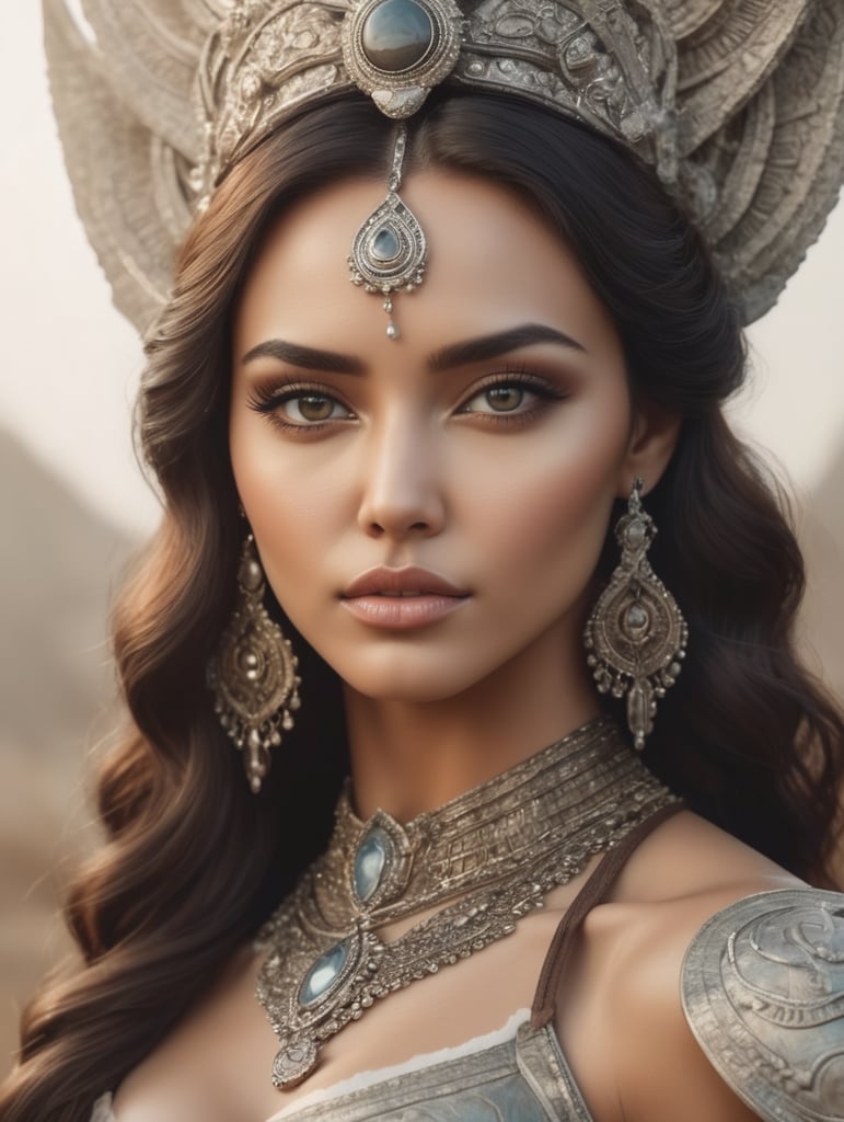 Premium Free ai Images | beautiful lady close up shot unique goddess ...