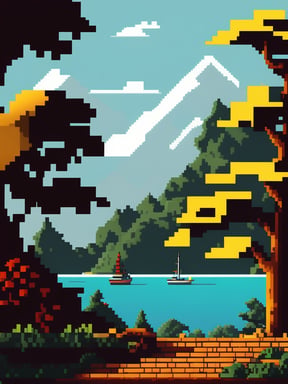 big pixel art - AI-generated images with Lumenor AI