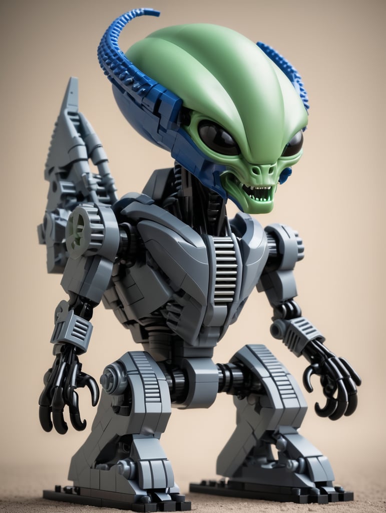 Premium Free ai Images | alien lego concept