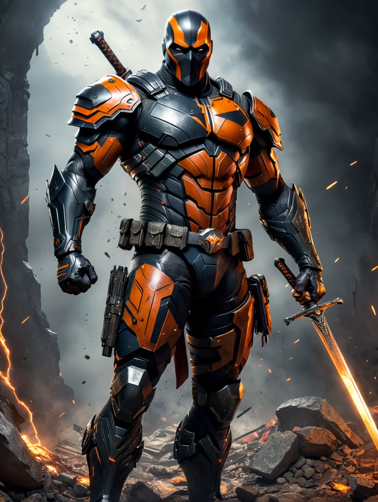 Premium Free ai Images | Intertwined Fates: Heroic Battle Unleashed