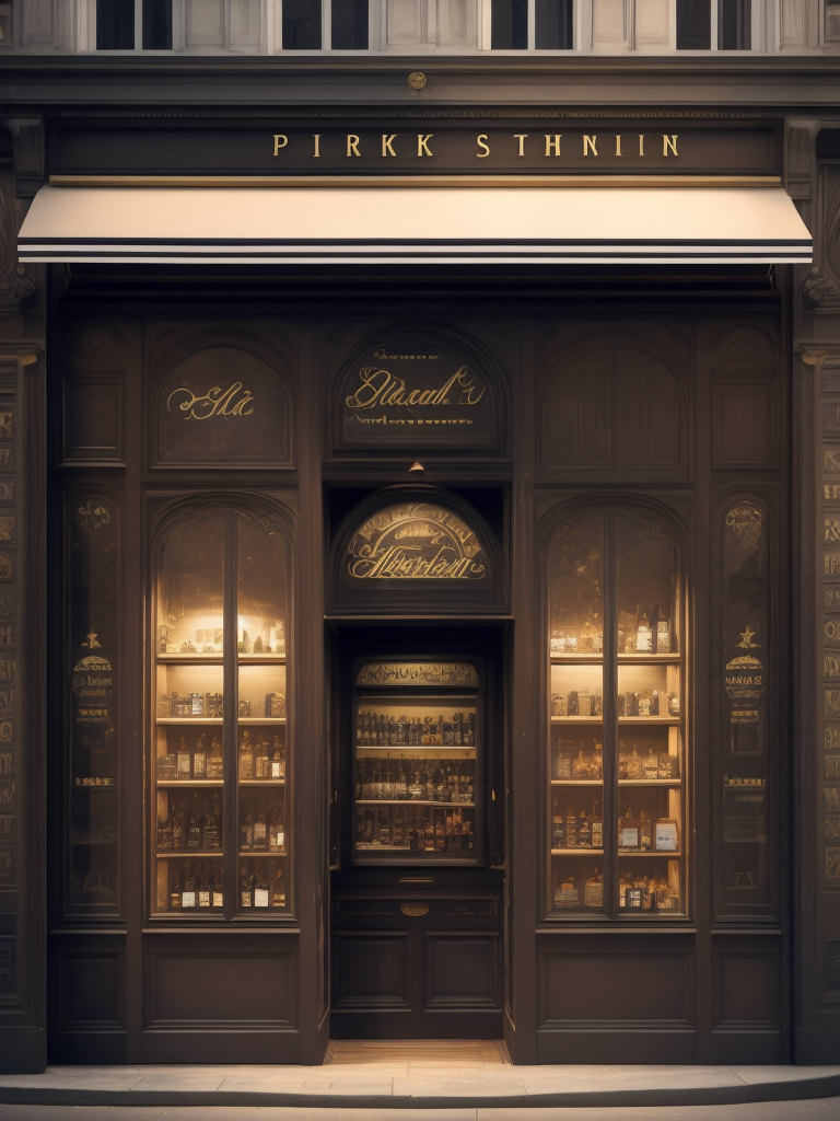 Premium Free ai Images | colored vintage wooden parisian shop front ...