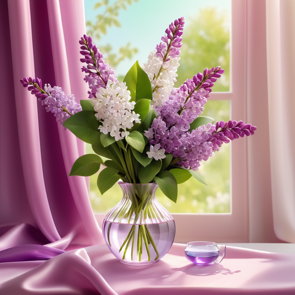 Premium Free ai Images | na stole rozovaa atlasnaa tkanʹ ulozena ...