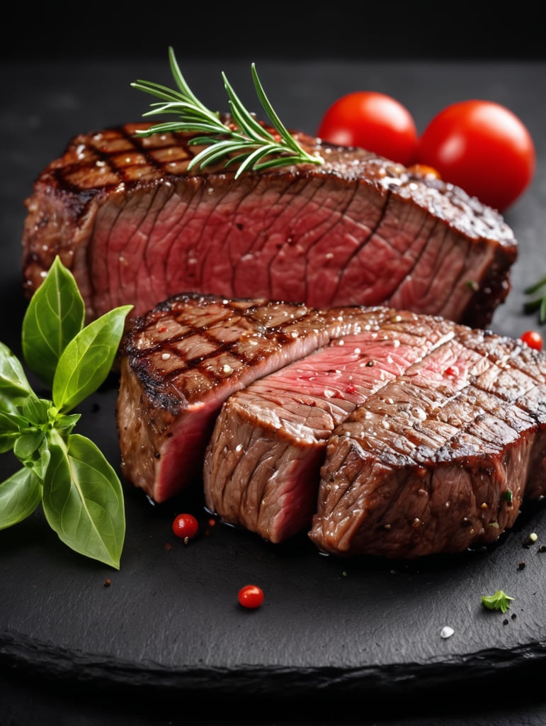 Premium Free ai Images | labai skanus sultingas jautienos steikas ...