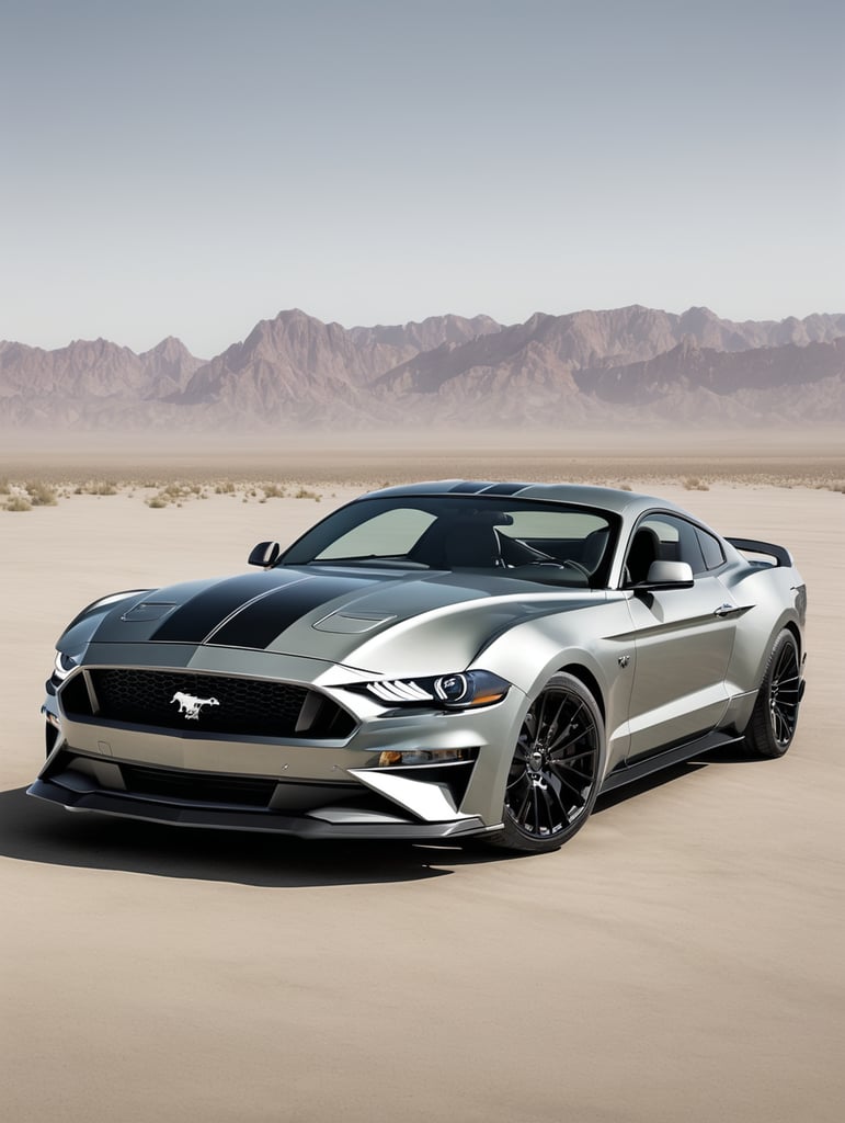 Premium Free ai Images | Mustang: Pioneering the Future