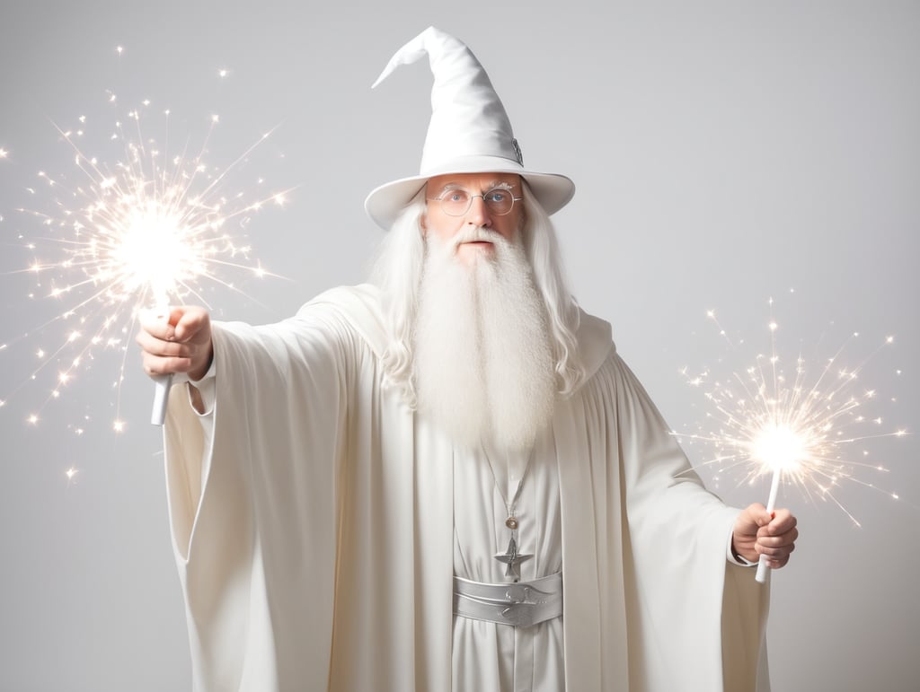 Premium Free ai Images | wizard in crazy party