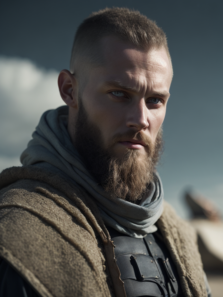 Premium Free ai Images | ragnar lodbrok the viking real life