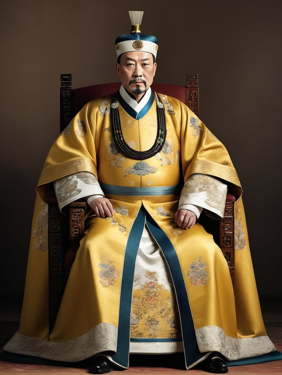 Premium Free ai Images | years old chinese emperor