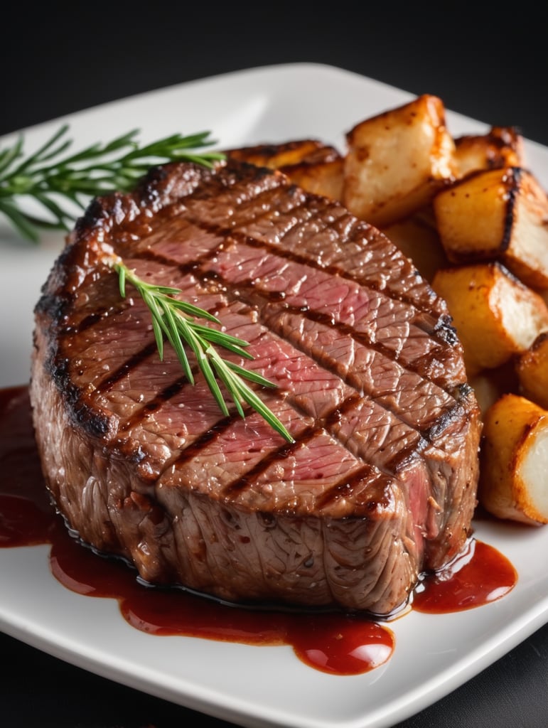 Premium Free ai Images | labai skanus sultingas jautienos steikas ...