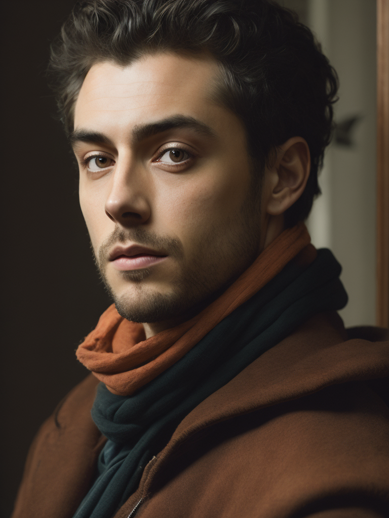 Premium Free ai Images | self portrait by jacopo tintoretto