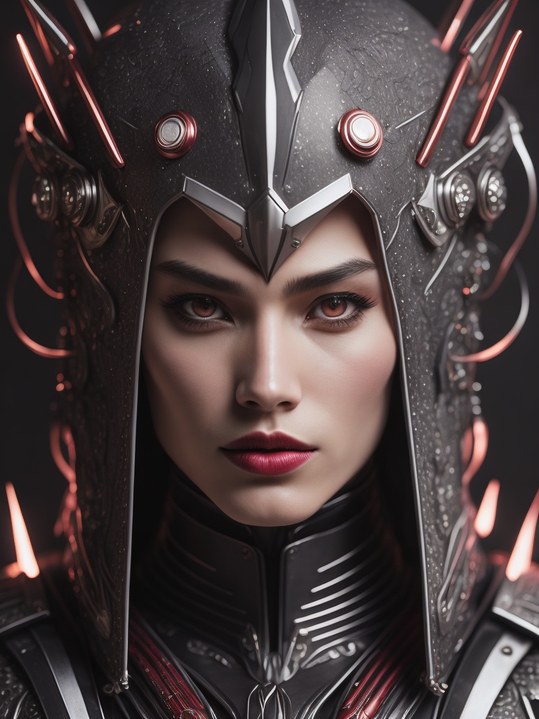 Premium Free ai Images | closeup editorial for the future in the style ...