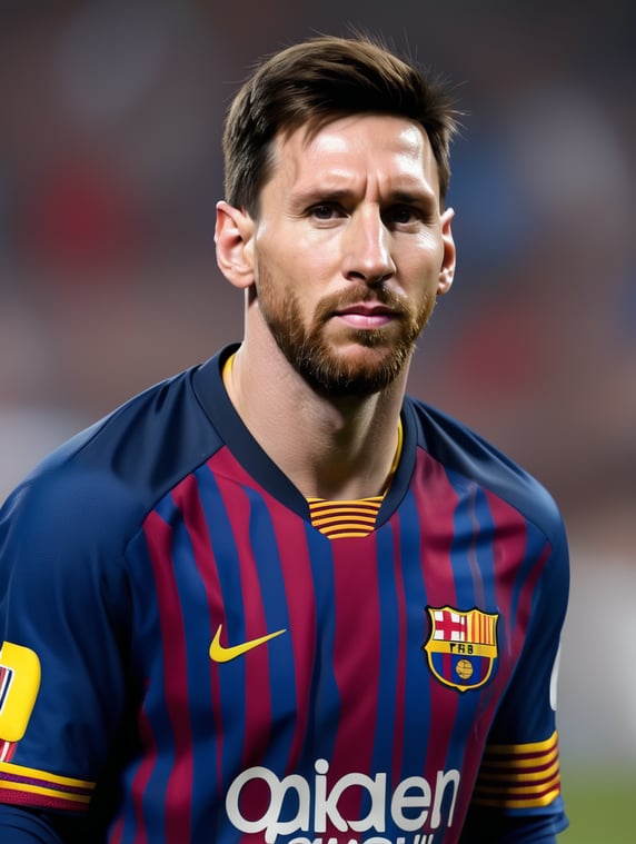 messi - AI-generated images with Lumenor AI