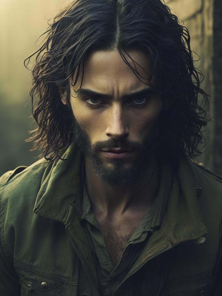 Premium Free ai Images | jesus christ as rockstar in empressionism ...