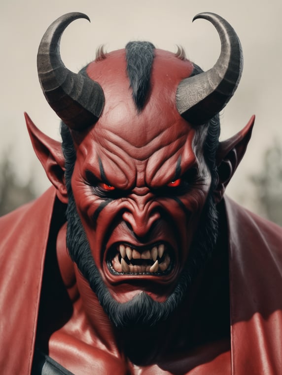 Premium Free ai Images | the devil is angry