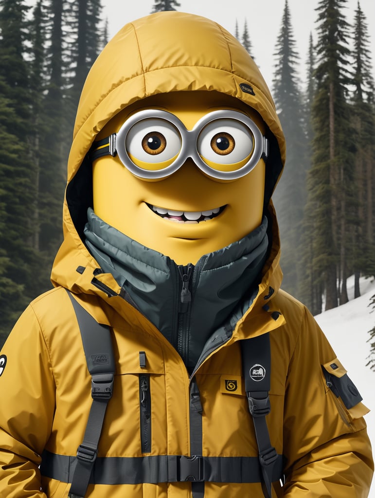 Premium Free ai Images | minʹon vetrovke jack wolfskin stile gorpcore