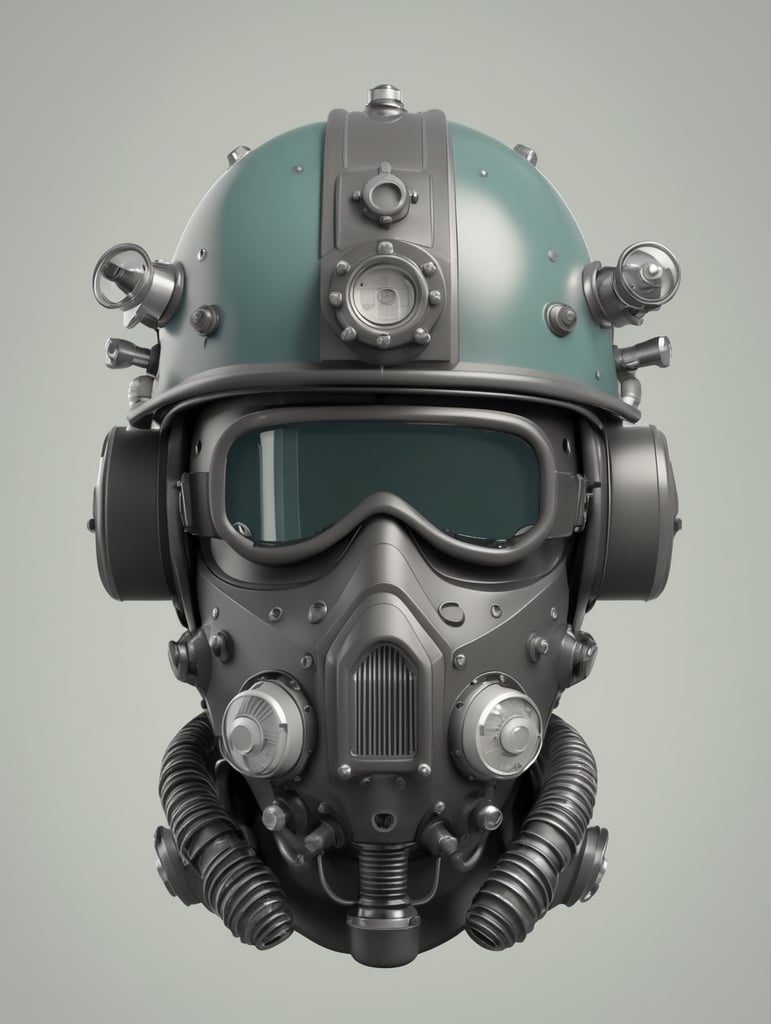 Premium Free ai Images | chemical engineering helmet head animation
