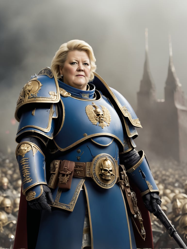 Premium Free ai Images | erna solberg as emperor