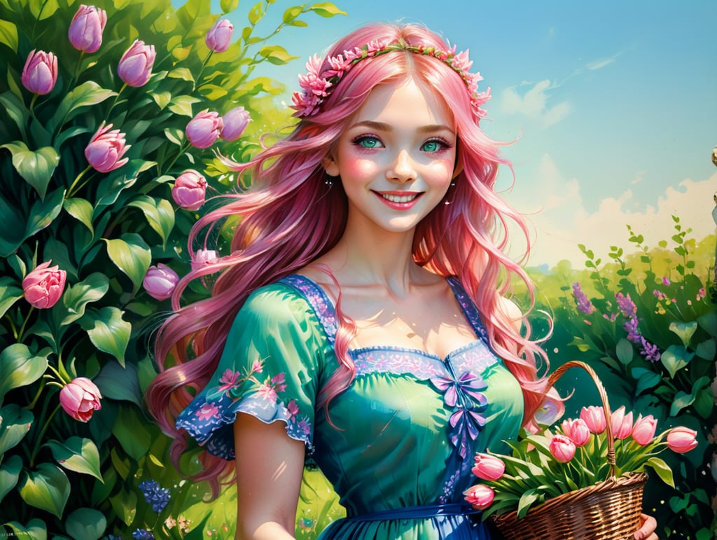 Premium Free ai Images | krasivaa zelenoglazaa devuska dlinnymi ...