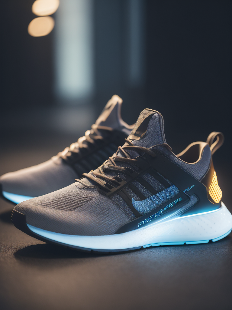Premium Free ai Images | cyberpunk sport shoes in the nike style