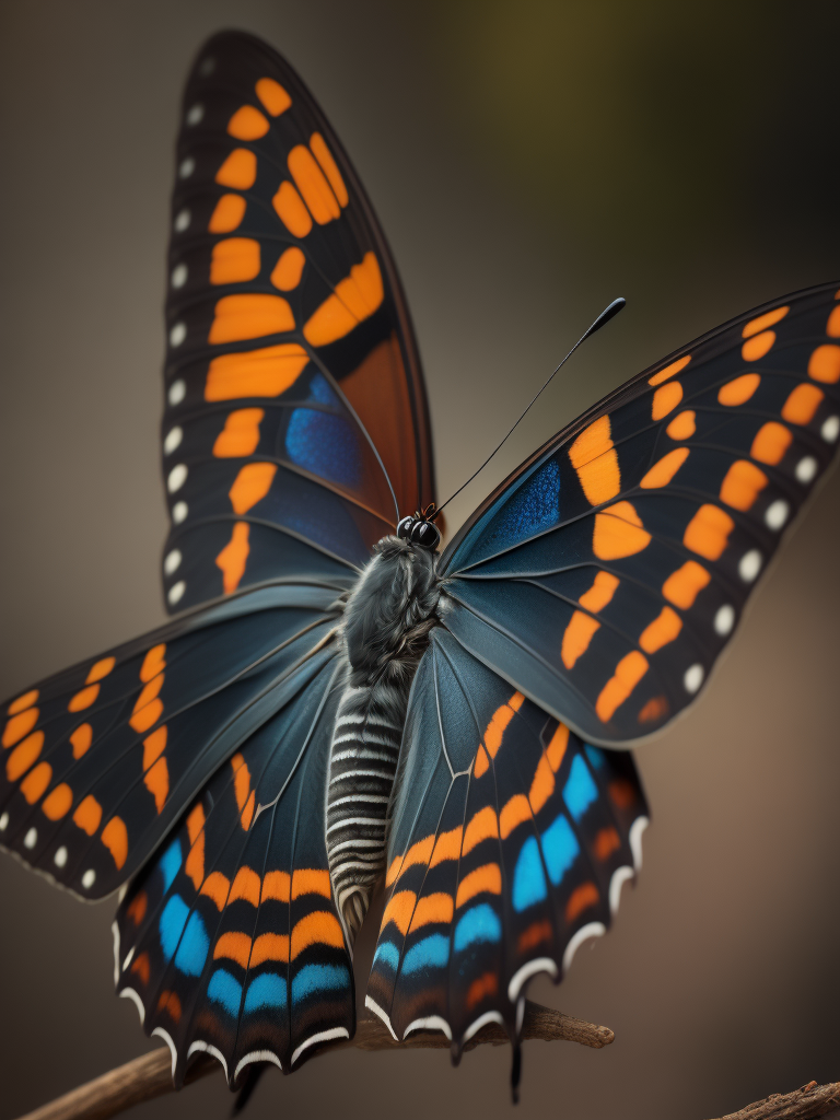 Premium Free ai Images | butterfly macro photography close up high ...