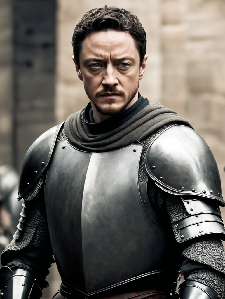 Premium Free ai Images | james mcavoy as knight