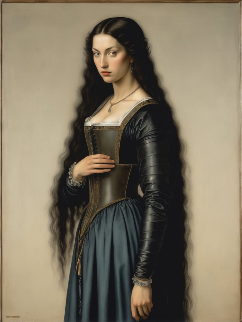 Premium Free ai Images | Enigmatic Elegance: Portrait in Shadows
