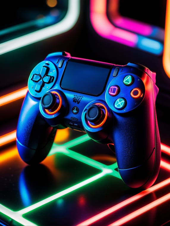 gaming controller design - AI-generated images with Lumenor AI