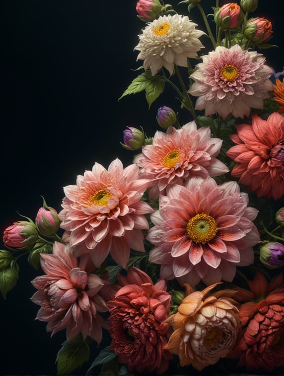 flowers - AI-generated images with Lumenor AI