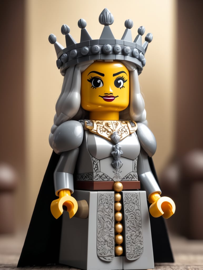 Premium Free ai Images | medieval queen as lego character