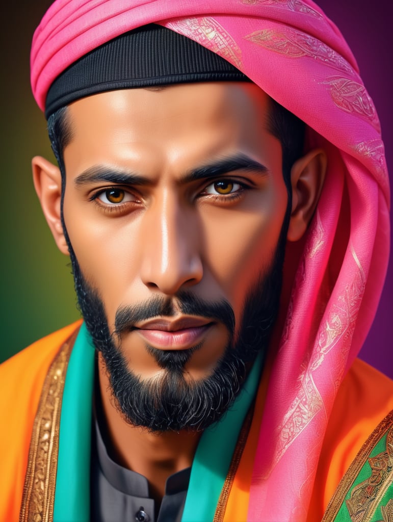 Premium Free ai Images | ortrait of muslim men ultra realism super ...