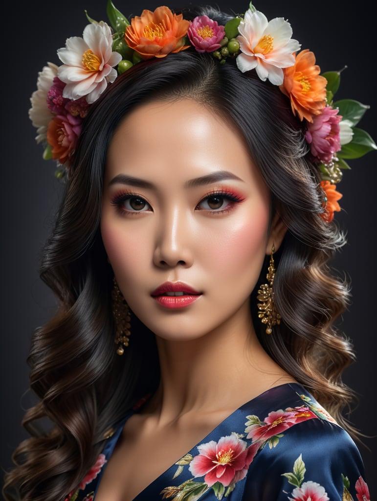 Premium Free ai Images | Lovely Vietnamese Woman: Fashionista Beauty ...