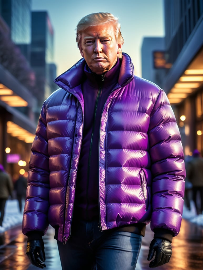 Premium Free ai Images | professional photo glamour of donald trump ...