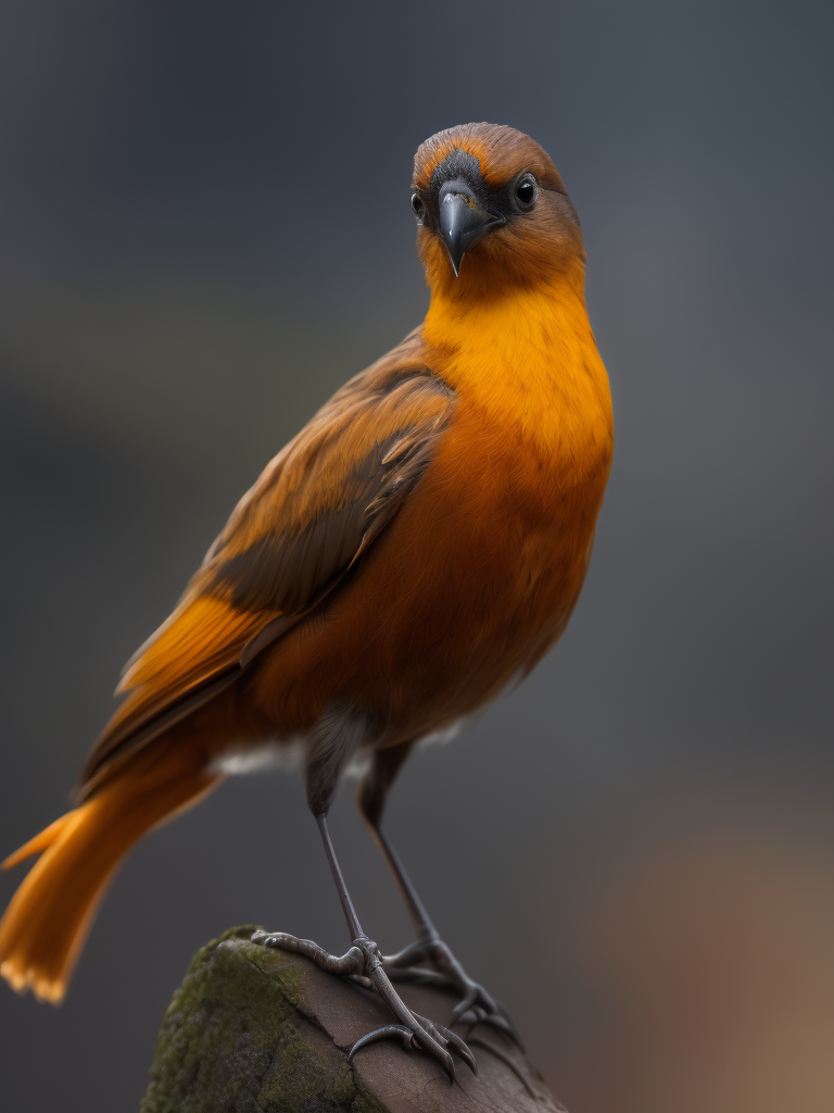 Premium Free ai Images | tiny birdy looking like nightingale just ...