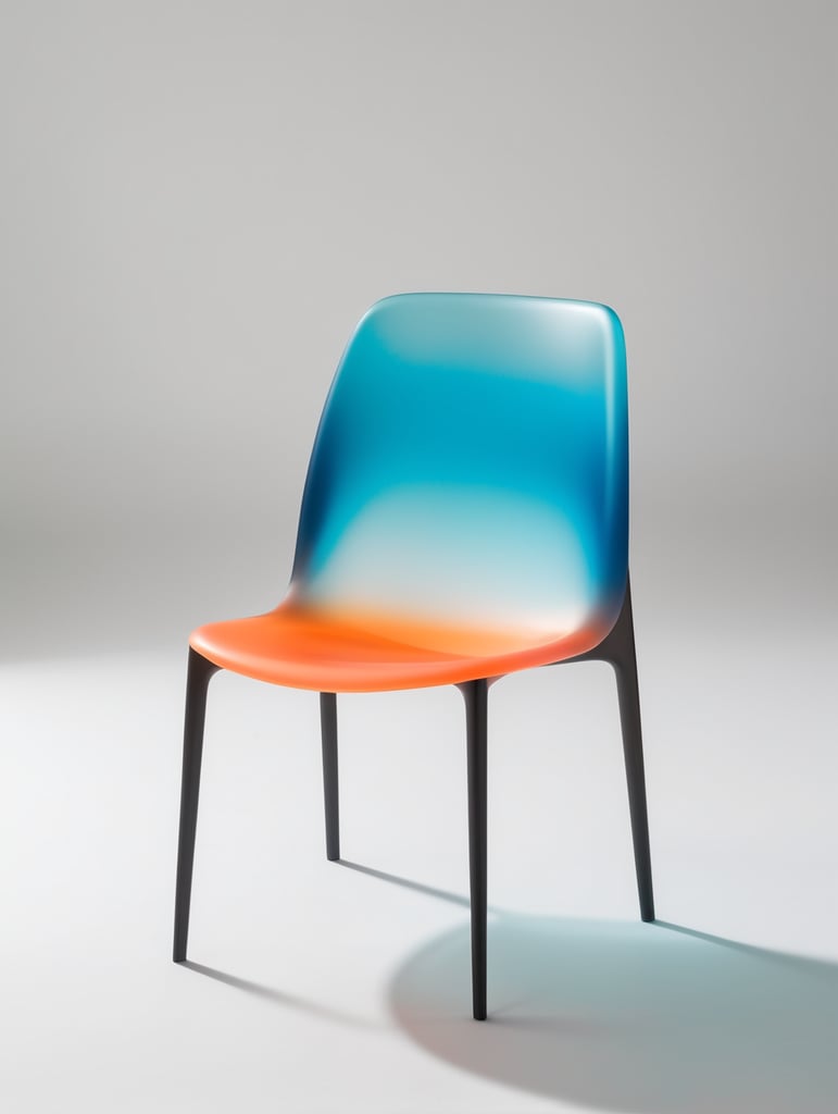 Premium Free ai Images | una silla minimalista contemporanea de ...