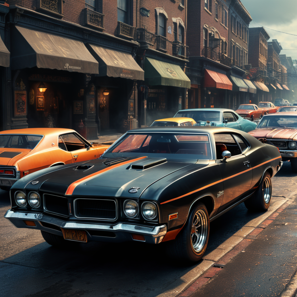 Premium Free ai Images | street machines