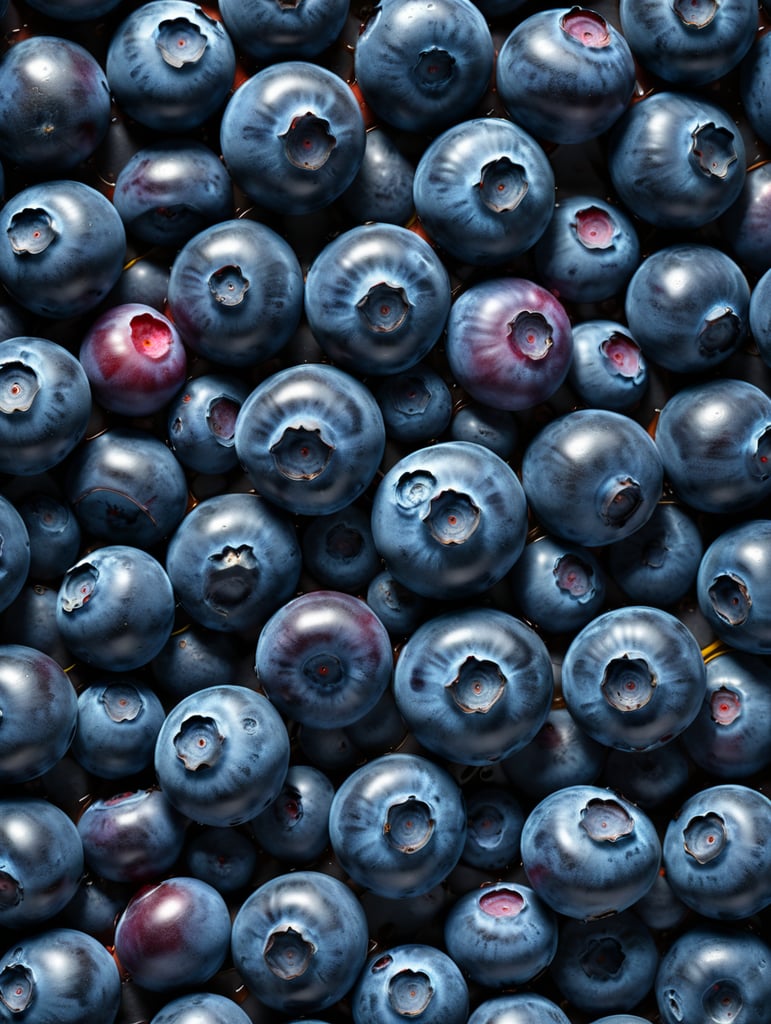 Premium Free ai Images | blueberry abstract background in low key