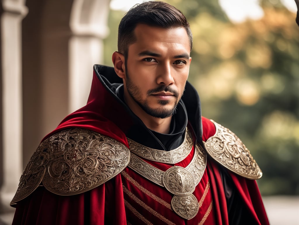 Premium Free ai Images | portrait of wealthy handsome and mysterious ...