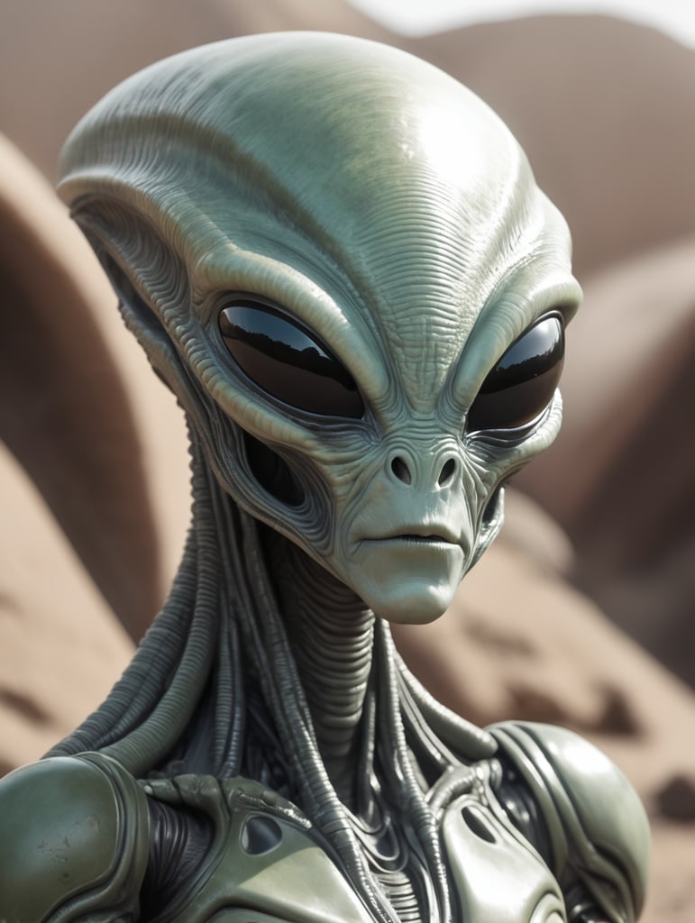 Premium Free ai Images | classic pop culture alien