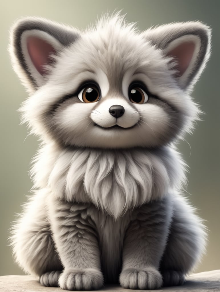 Premium Free ai Images | cute furry animal that inspires people to action