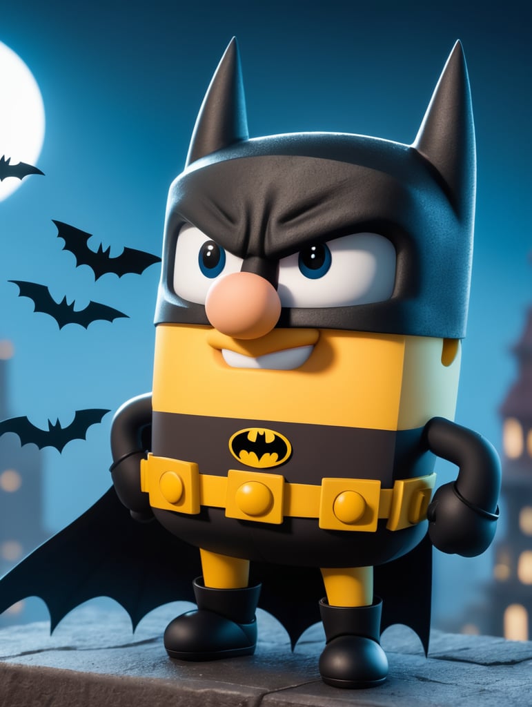 Premium Free ai Images | make an image of mario batman