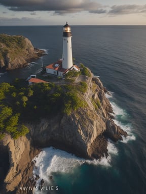 lighthouse island - AI-generated images with Lumenor AI