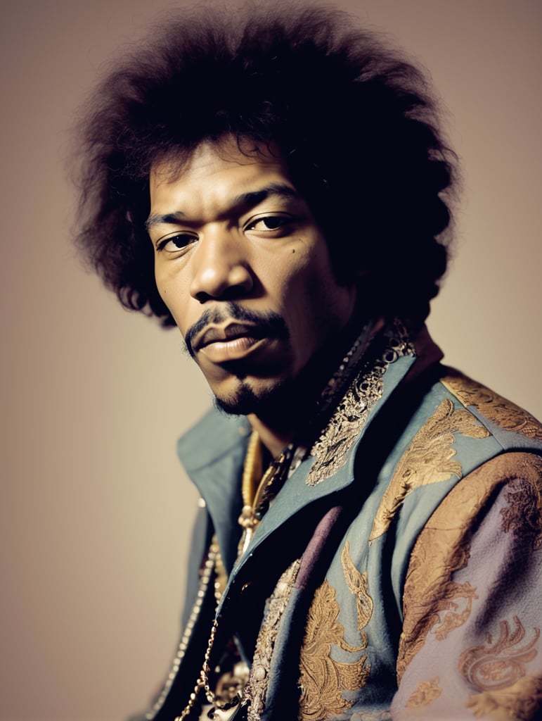 Premium Free ai Images | jimi hendrix