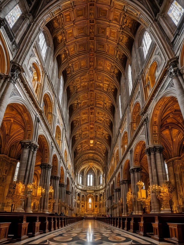 Premium Free ai Images | internal artistic impression view of st pauls ...