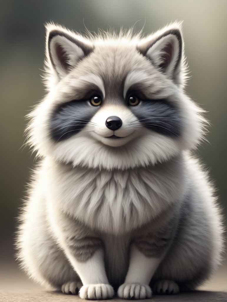 Premium Free ai Images | cute furry animal that inspires people to action