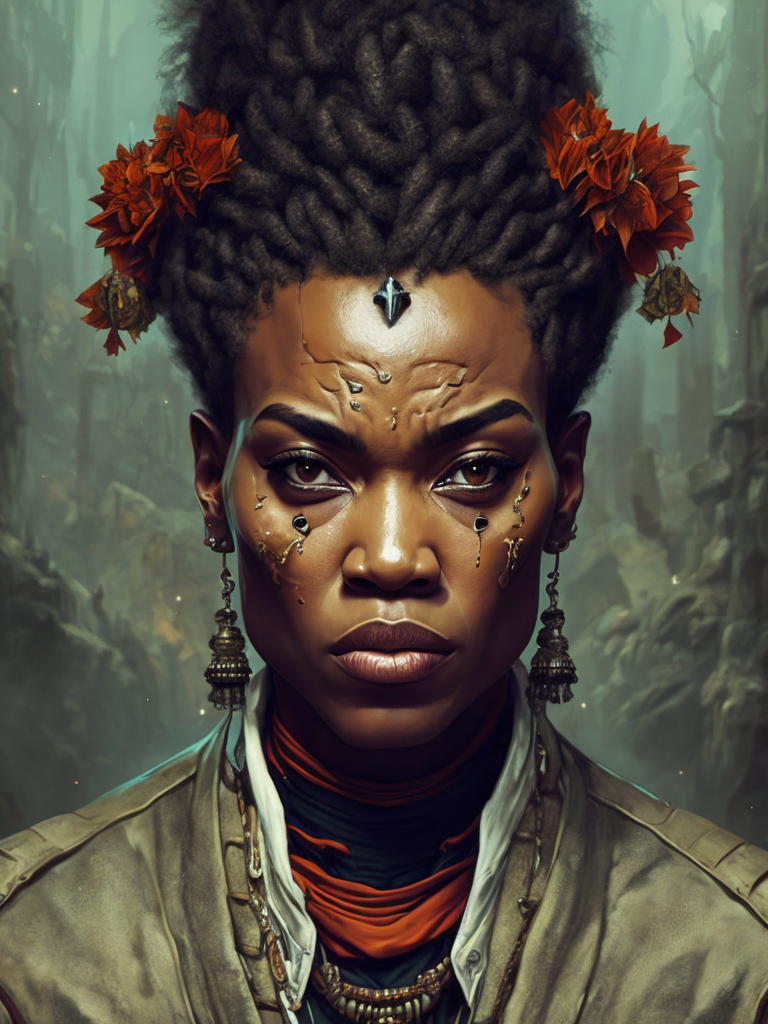 Premium Free ai Images | voodoo priest photorealistic skull and bones ...