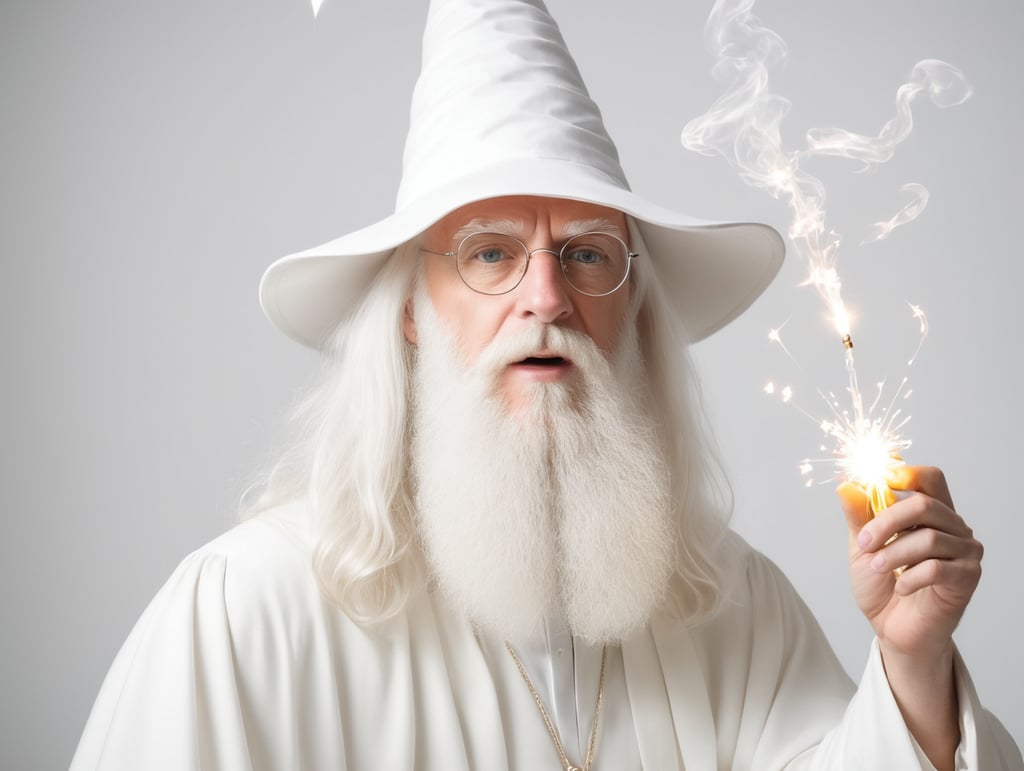 Premium Free ai Images | wizard in crazy party