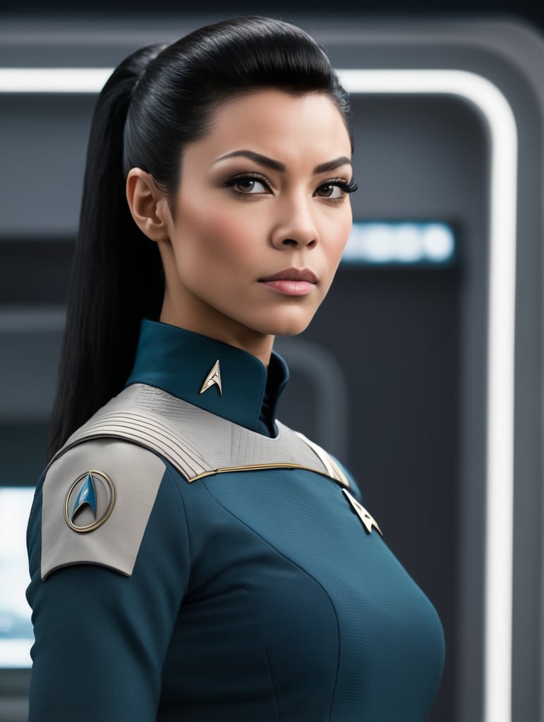 Premium Free ai Images | star trek female trill
