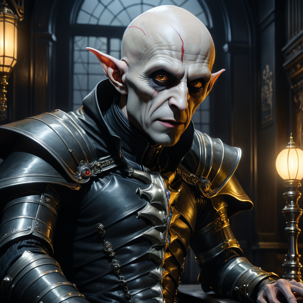 Premium Free ai Images | nosferatu in hajime sorayama